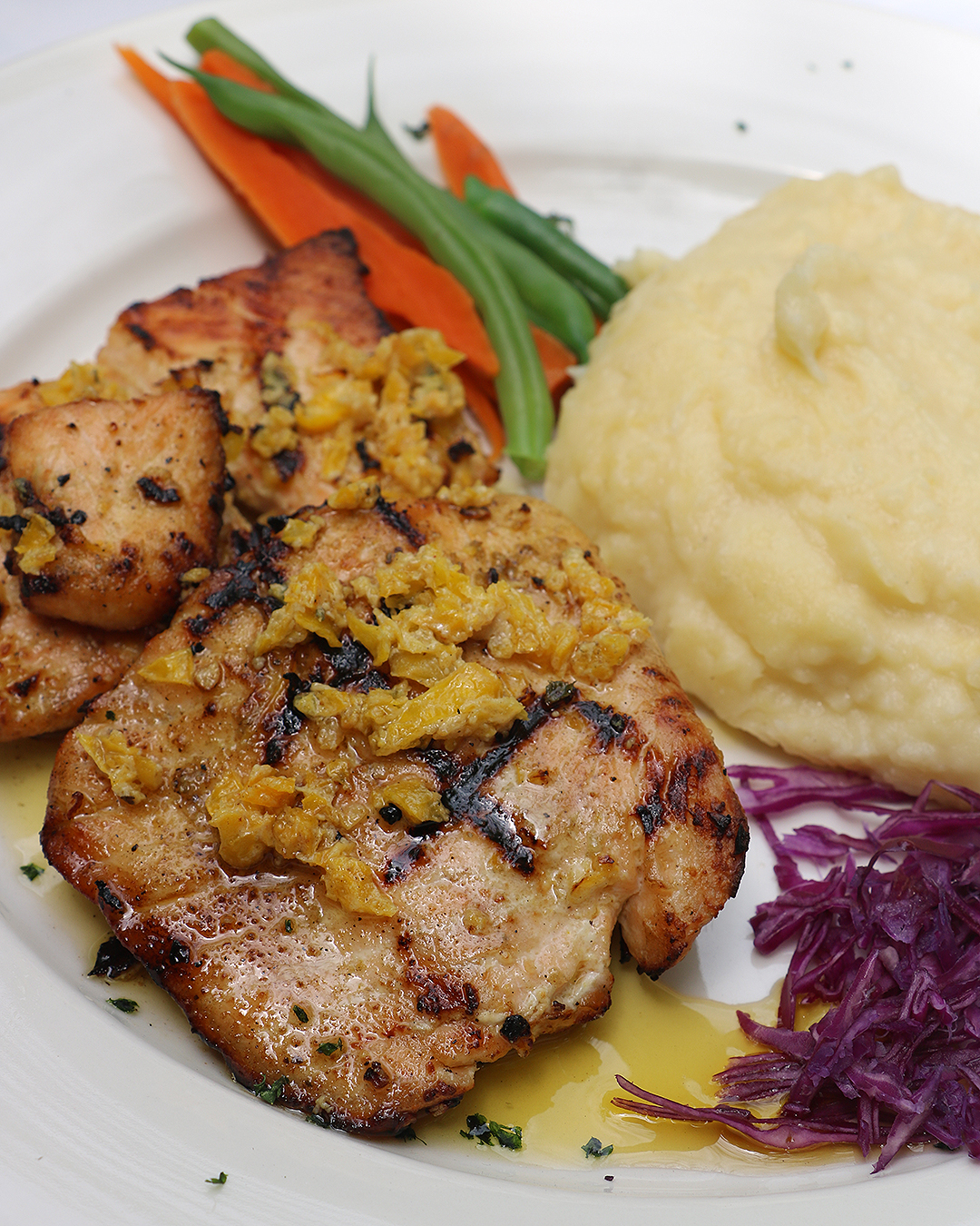 Garlic Scotch Bonnet Salmon | South Avenue Grill